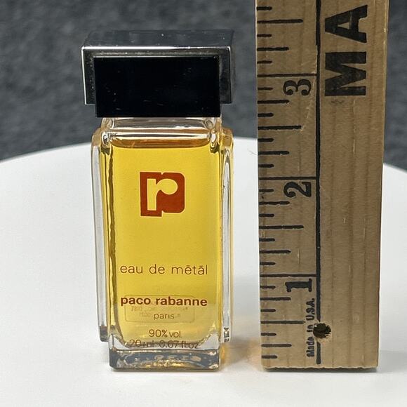 Paco Rabanne | Bath | Vintage Eau De Metal Paco Rabanne Mini Glass ...